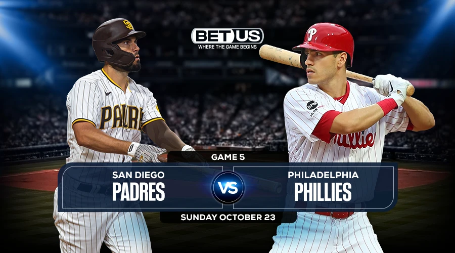 Padres vs Phillies Game 5 Prediction, Odds, & Picks Oct 23