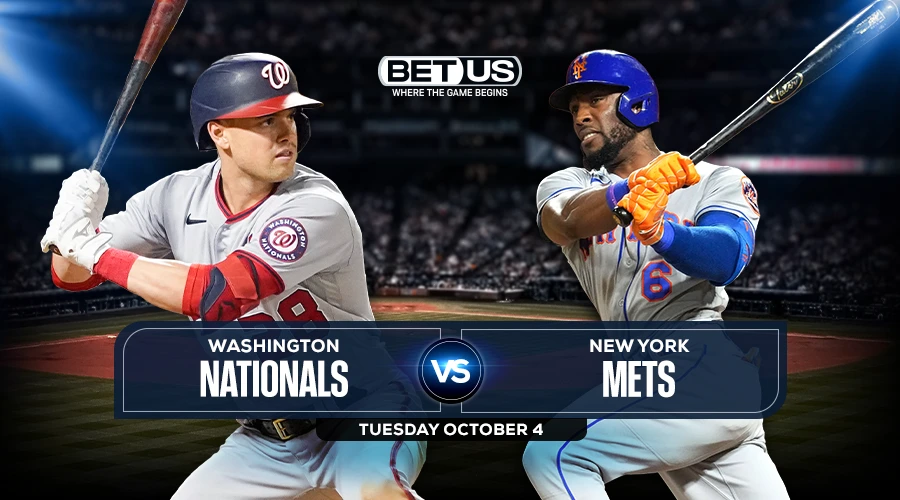 Nationals vs Mets Oct. 04, Prediction, Stream, Odds & Picks