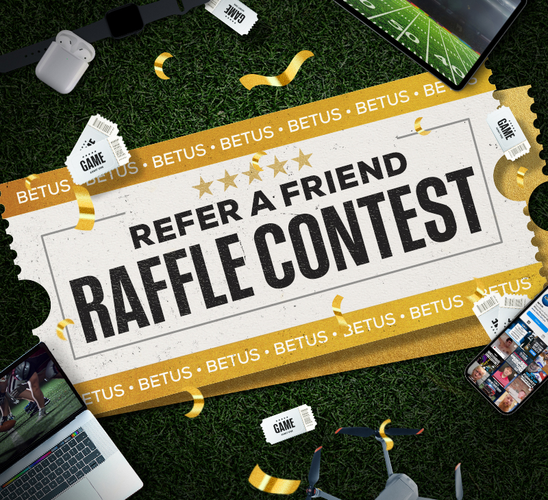 BetUS Refer a Friend Raffle Contest