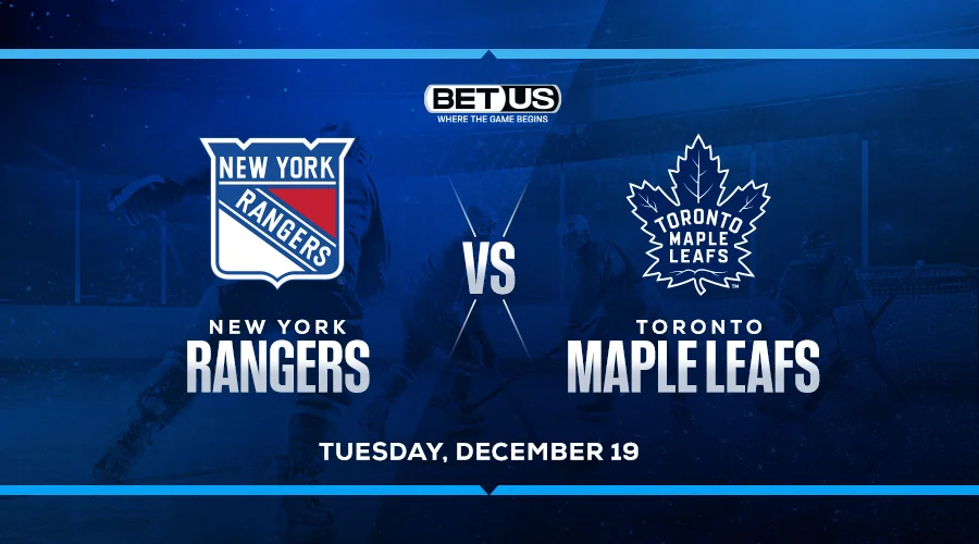 NHL Best Bet: Take Over for Rangers vs Maple Leafs