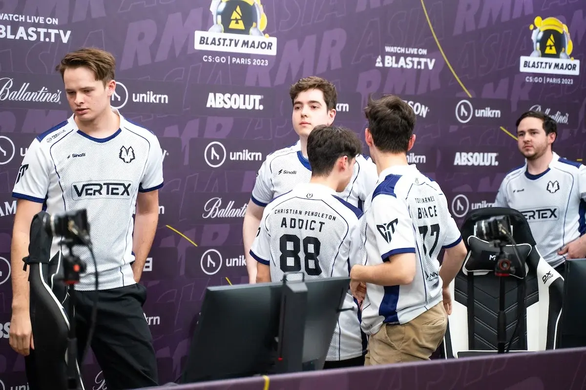 Vertex disbands CS2 roster