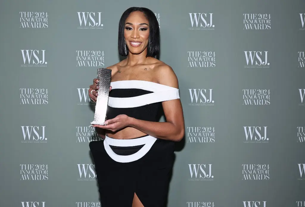 A'ja Wilson Owns the WSJ Awards in a Stunning Dress