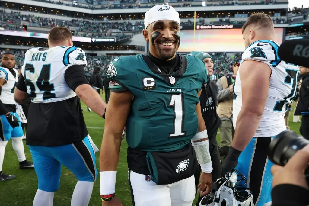 The Internet Can’t Get Enough of Jalen Hurts’ Iced-Out Chain