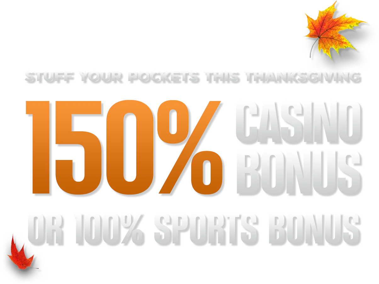 Thanksgiving Casino Bonus – Sports, Poker & Specials at BetUS!